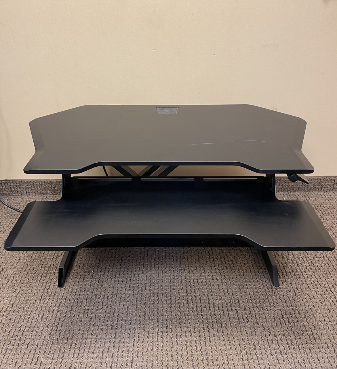 Ergotron – WorkFit Corner Standing Desk Converter, Dual Monitor Sit ...