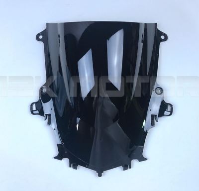 BLACK WINDSCREEN CLEAR WINDSHIELD for YAMAHA R1 YZF-R1 2015 2016 2017 ...