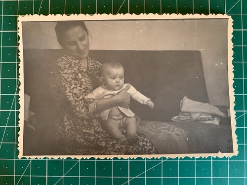Kids Child Baby With Happy Mather Pre School Vintage Photo Ussr 1960-80 ...