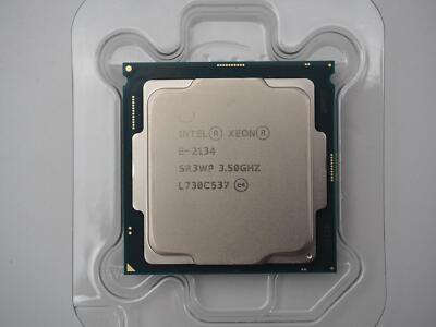 INTEL XEON E-2134 Quad-Core 3.50GHz FCLGA1151 CPU Processor Tested ...