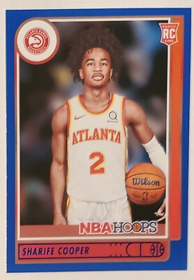 2021-22 NBA Hoops Sharife Cooper Blue Parallel Rookie Card!!! #249 SP ...