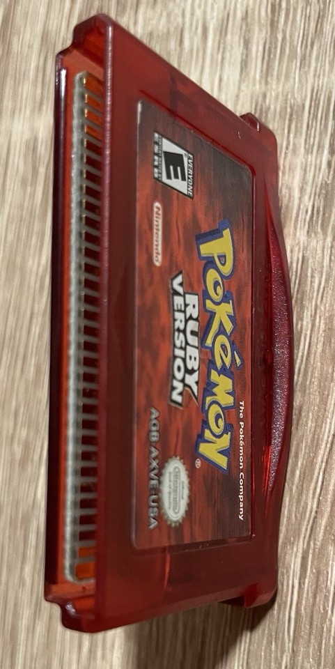 AUTHENTIC Pokemon Ruby & Pokemon Sapphire Nintendo GBA & GBA SP Tested ...