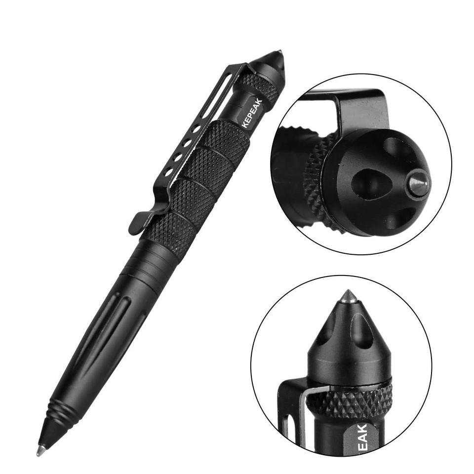 KEPEAK Military Tactical Pen Professional Self Defense Pen Emergency ...