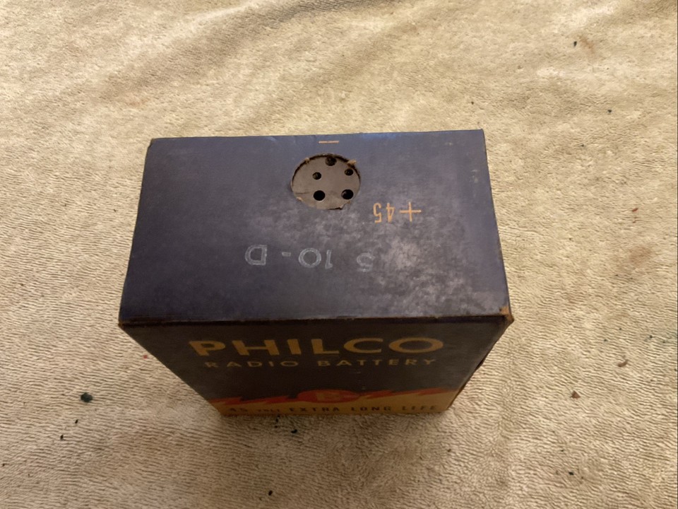 Vintage Antique Radio Battery B Philco For Display only BinB1 | eBay