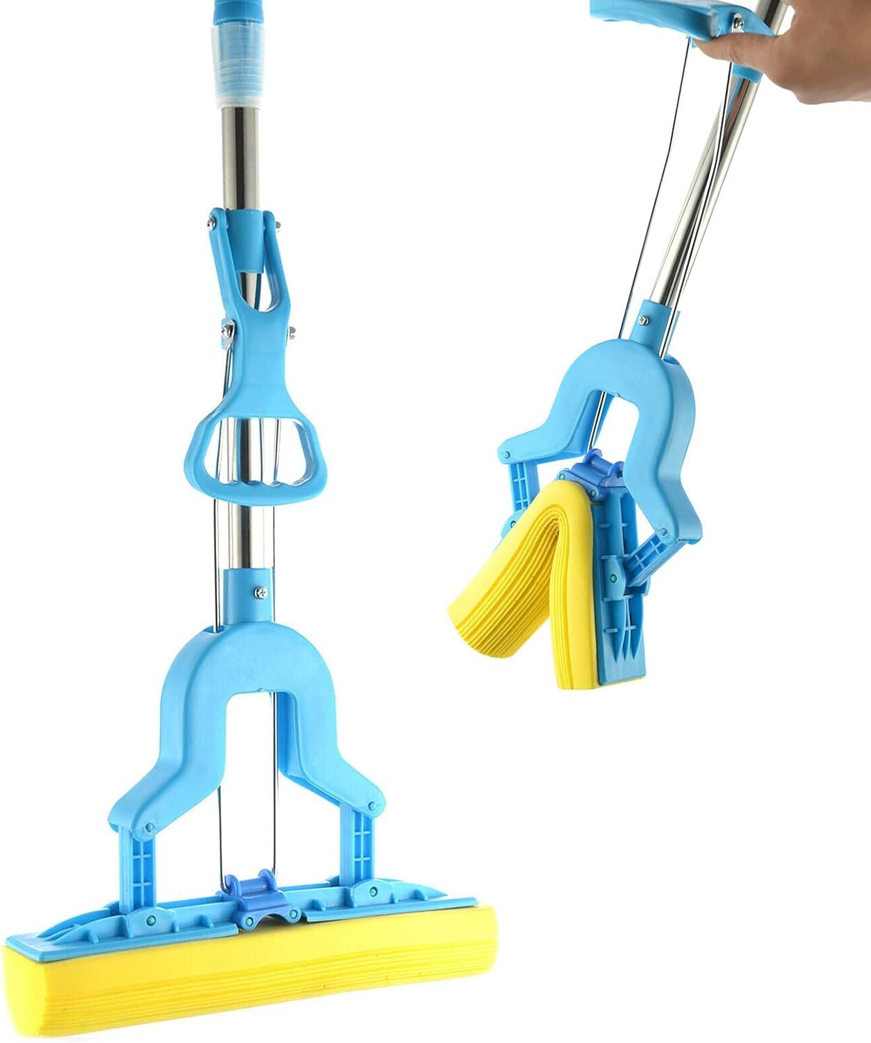 Sponge Mop Super Absorbent Cleaning Laminate Floor Telescopic Sponge ...