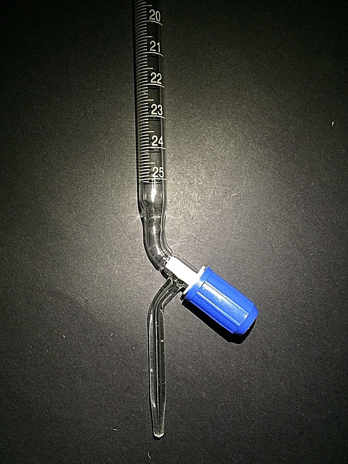 Burette Needle Valve 50ml with PTFE Stopcock, BOROSILICATE GLASS | eBay