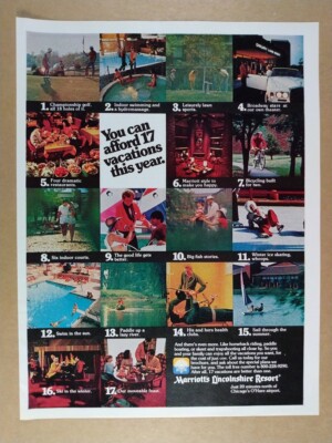 1975 Marriott's Lincolnshire Resort vintage print Ad | eBay