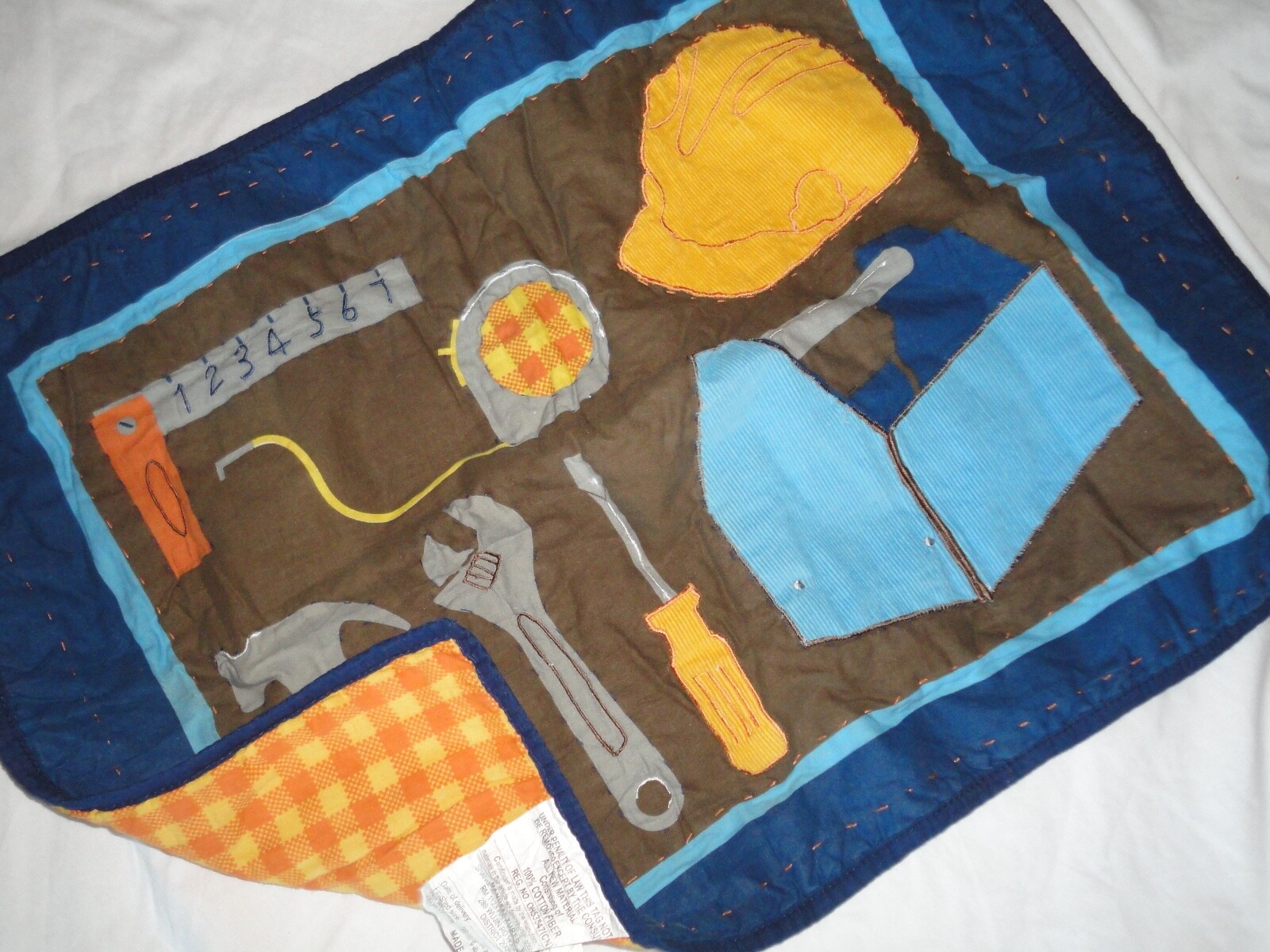 CIRCO MEN WORK TOOLS HARD HAT TOOL BOX YELLOW GINGHAM (1) STANDARD ...