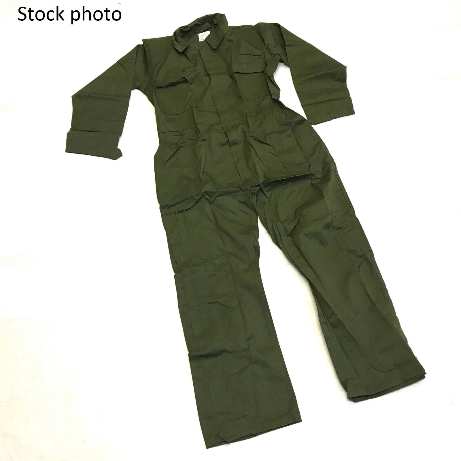 NEW w TAG USMC Utility coveralls OD Green Mens Poly cotton 40 Long ...