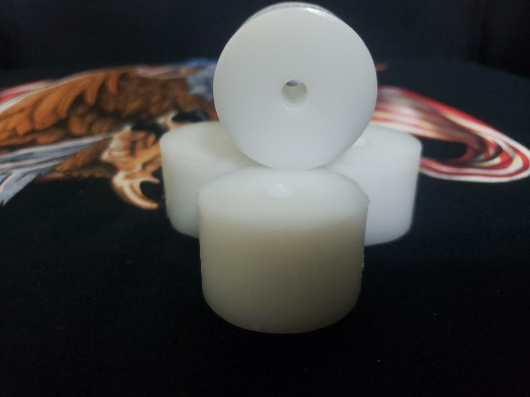 4 PACK HDPE BUSHINGS 1" HT X 1-3/8 OD X 3/8 I D FREE SHIPPING MADE IN ...