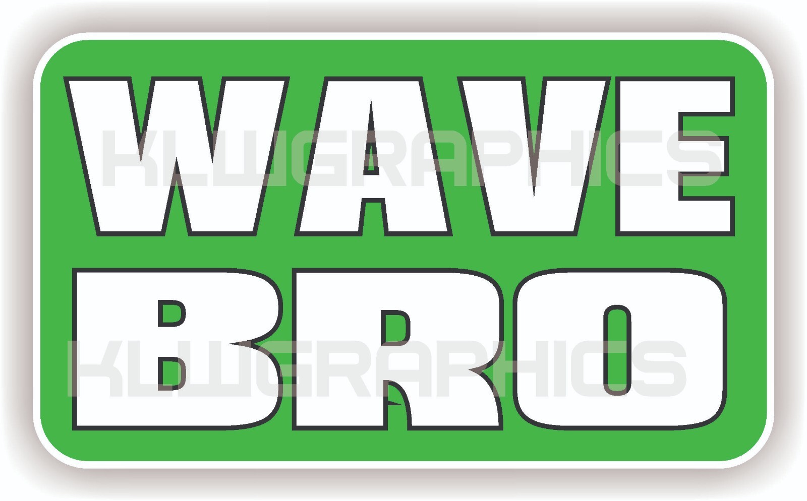 Wave Bro Decal Sticker Turbo Diesel Truck Car JDM Euro 4x4 Offroad ATV ...