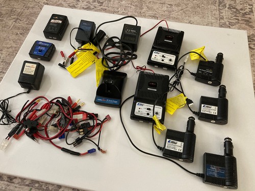 RC Lipo Chargers Radio Control Airplane Car Lot !! Eflite Hobbyzone ...