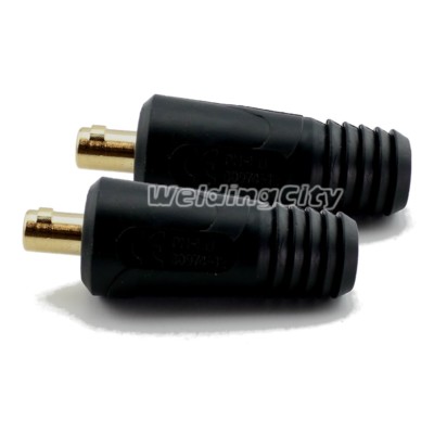 WeldingCity® 2-pk Dinse-type Twist-lock Cable Connector Male 1/0-3/0 ...