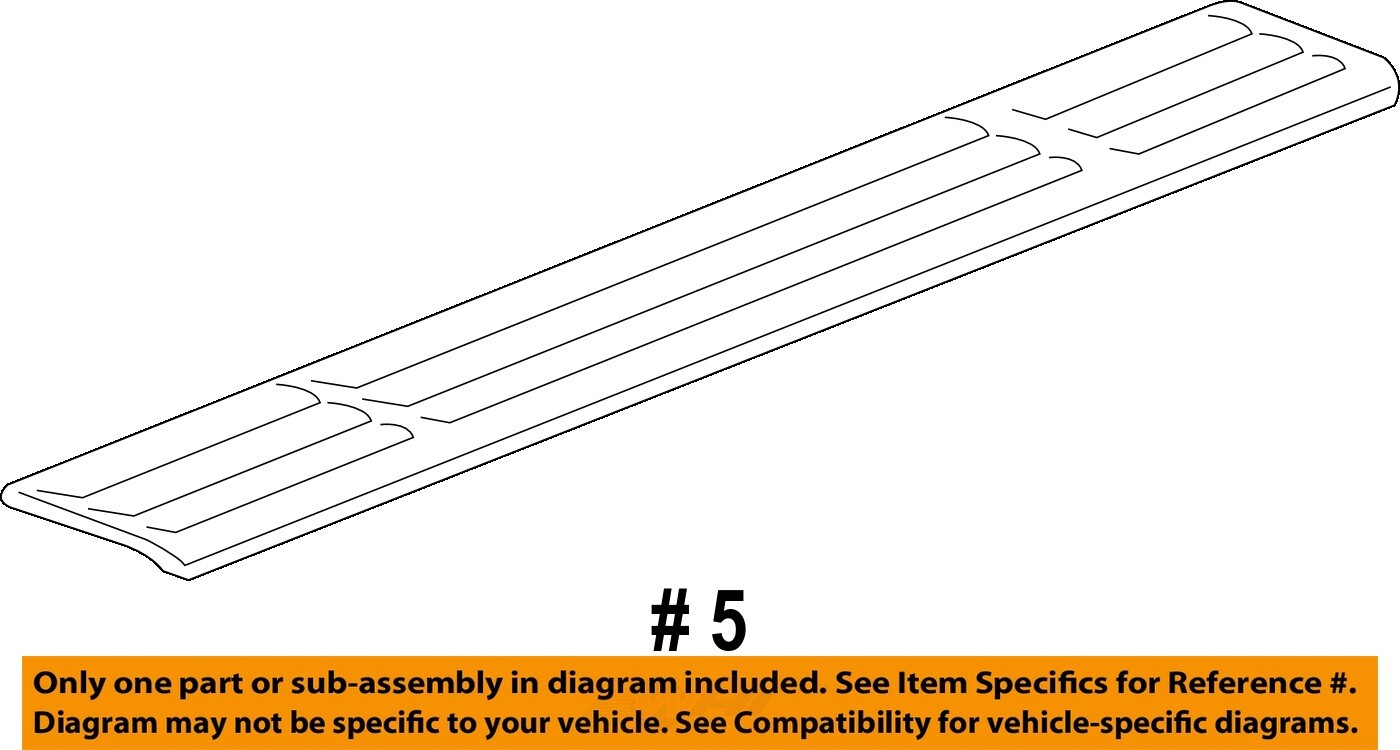 GM OEM 07-13 Sierra 1500 Cab Running Board-Step Pad 20919901 | eBay