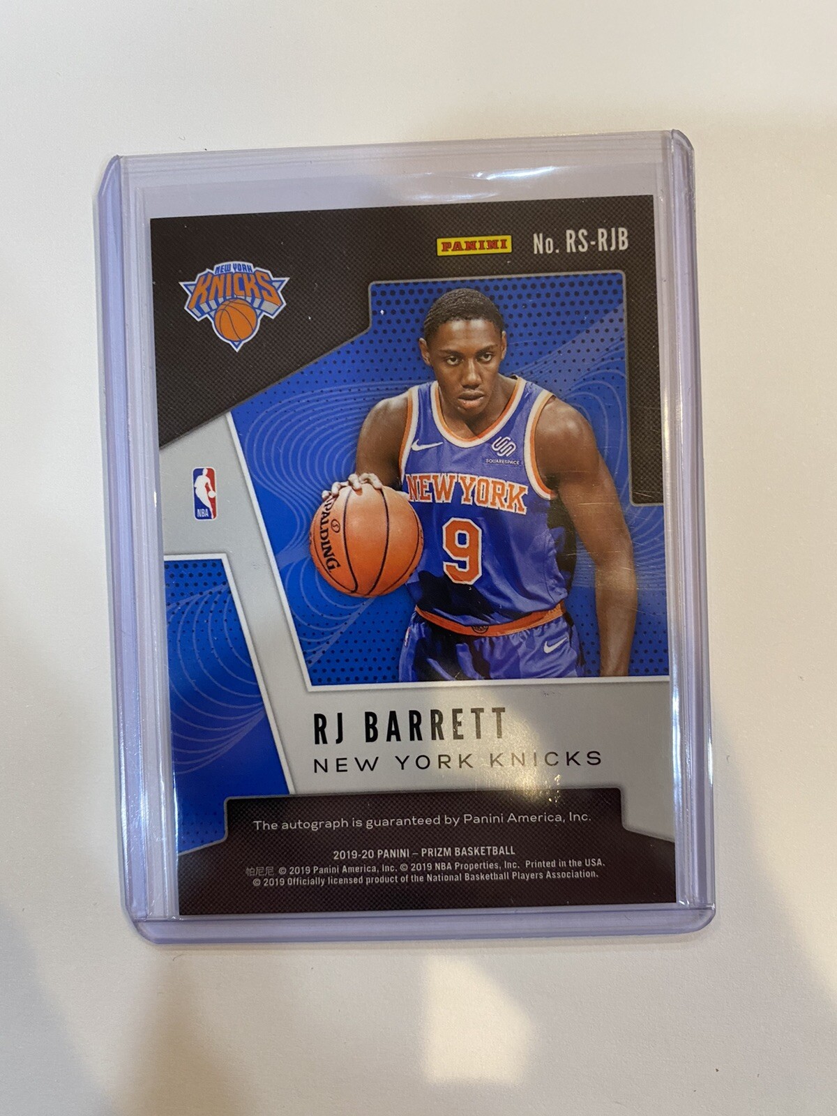 2019/20 PRIZM RJ BARRETT ROOKIE SIGNATURES AUTO AUTOGRAPH | eBay