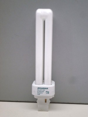 (4-Pack) Sylvania 20709 CF18DD/830 18W Fluorescent Lamp Bulb 2-Pin G24d ...
