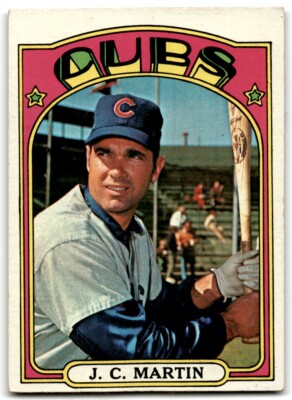 1972 Topps J.C. Martin c Chicago Cubs #639 | eBay