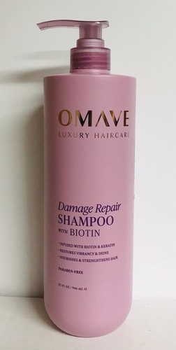 Omave Luxury Haircare ~ Damage Repair Shampoo with Biotin & Keratin 32 ...