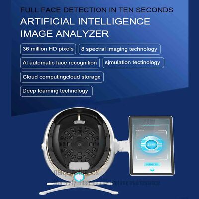 3D Digital Skin Analyzer Scanner Auto Analysis Machine Facial Skin ...