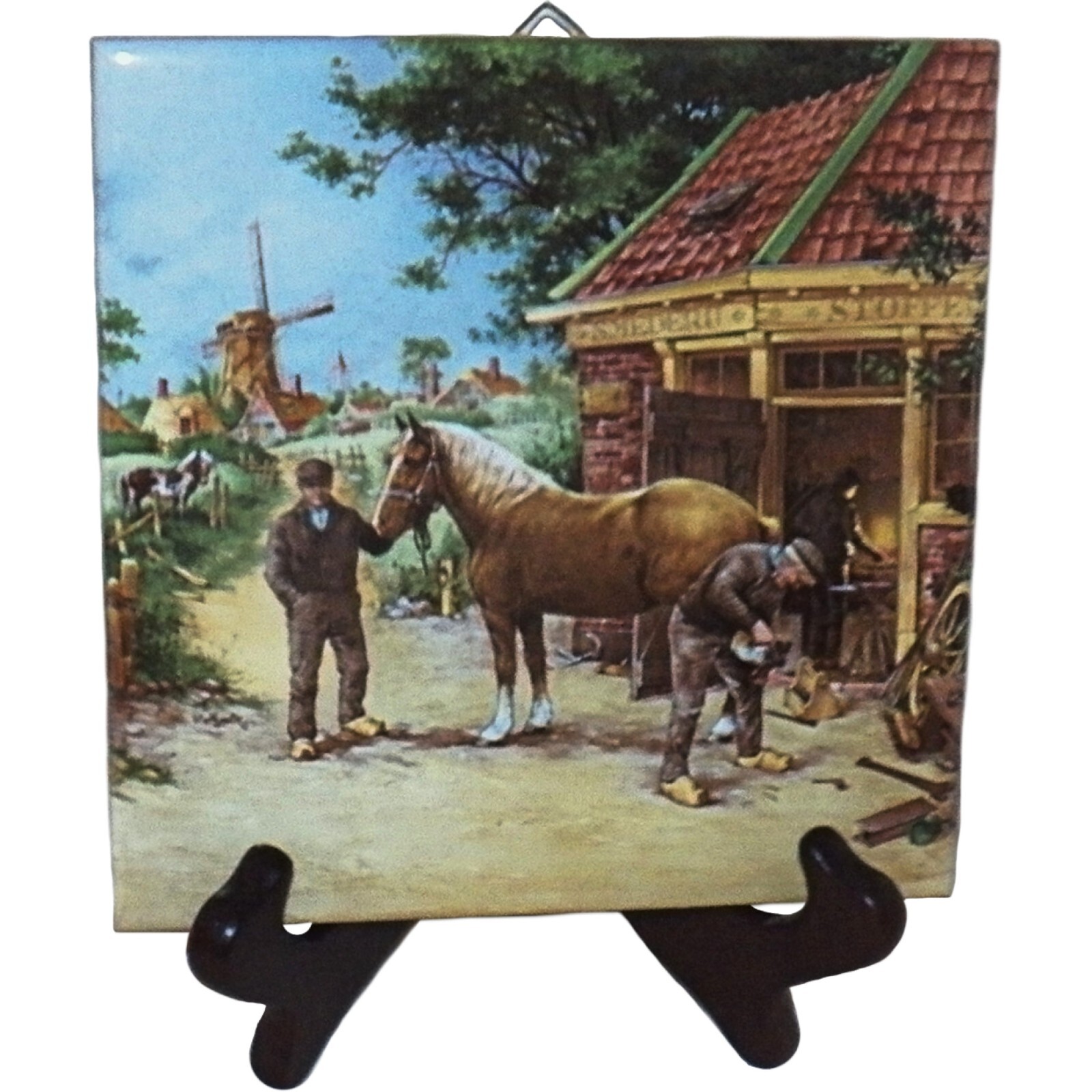 Royal Schwabap 6 inch Tile Ter Steege BV Holland 1984 Blacksmith ...