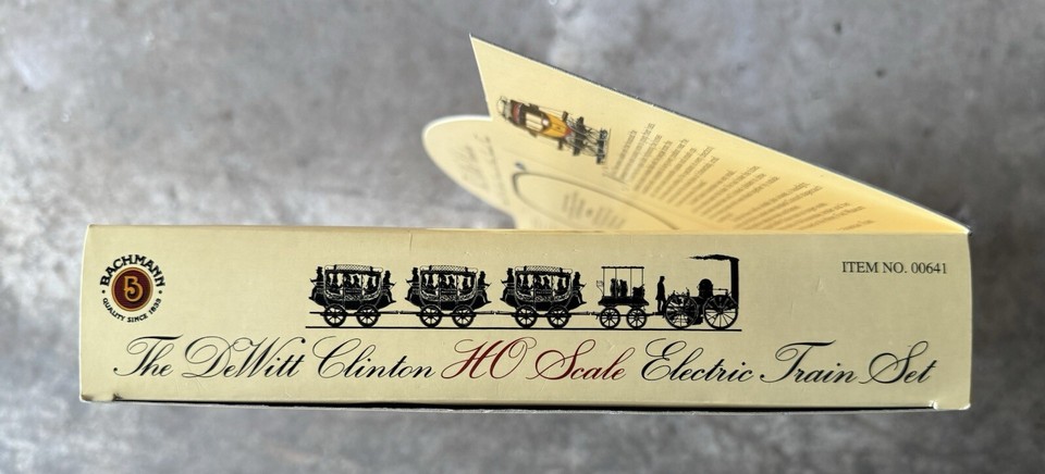 Bachmann 40-130 DeWitt Clinton HO Electric Historic American Train Set ...