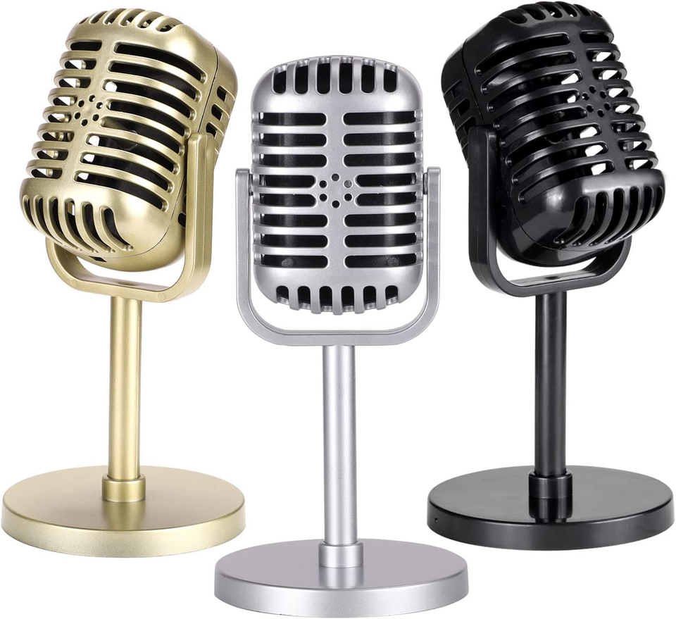 Microphone Vintage Look Old Style Dynamic Vocal Classic Retro Studio ...