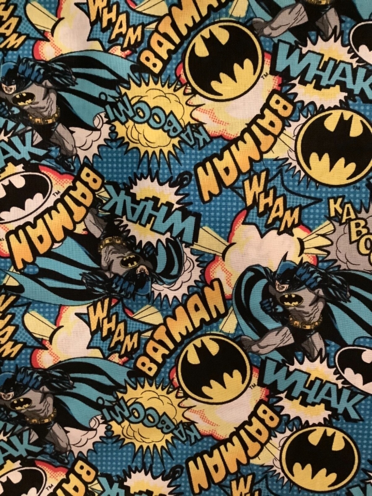 Batman Kaboom 100% high quality cotton quilt fabric 1/4 yd 9?x44? | eBay