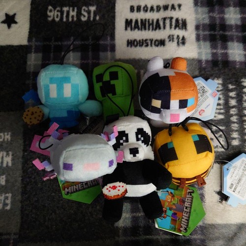 Minecraft Plush Set 6pc 2023 Block Style Characters MIB Collectible | eBay