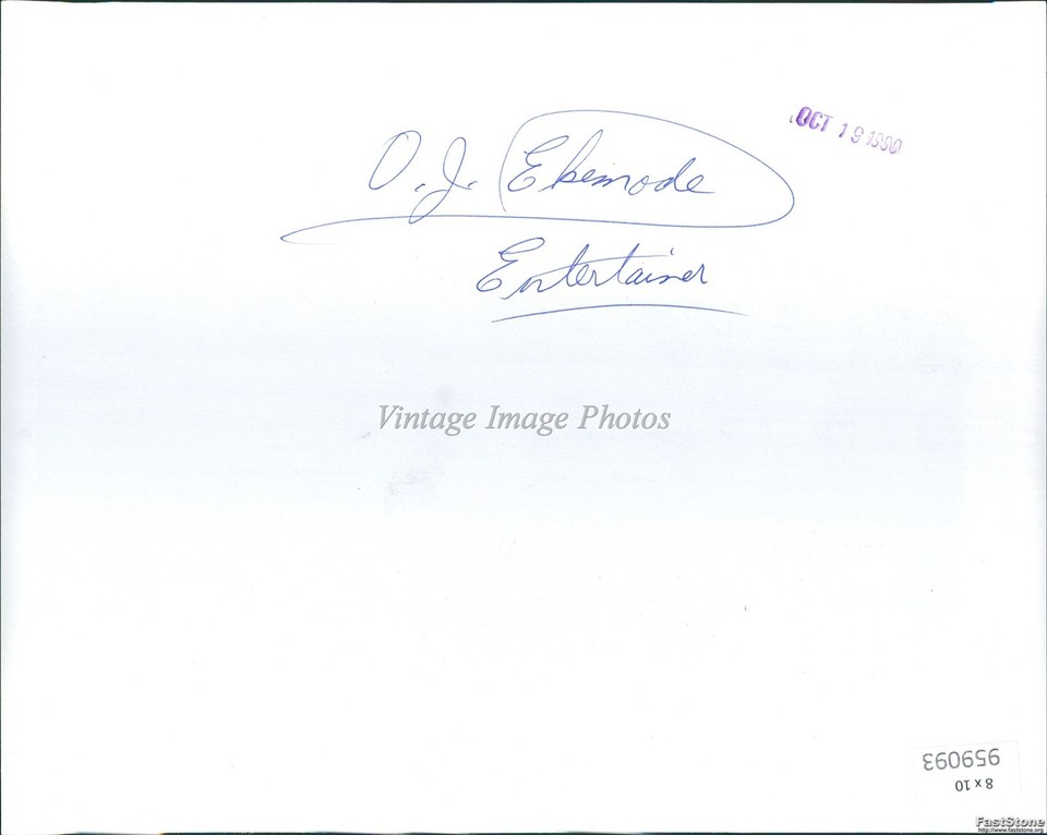 2007 Washington Dc Ekemode Nigerian All Stars Event 8X10 Historic ...