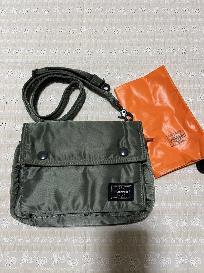 PORTER Tanker Sage Green Mini Shoulder - Gem