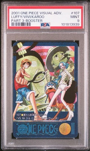PSA9 Mint One Piece Visual Adventure No.107 Luffy & Vivi JAPAN | eBay