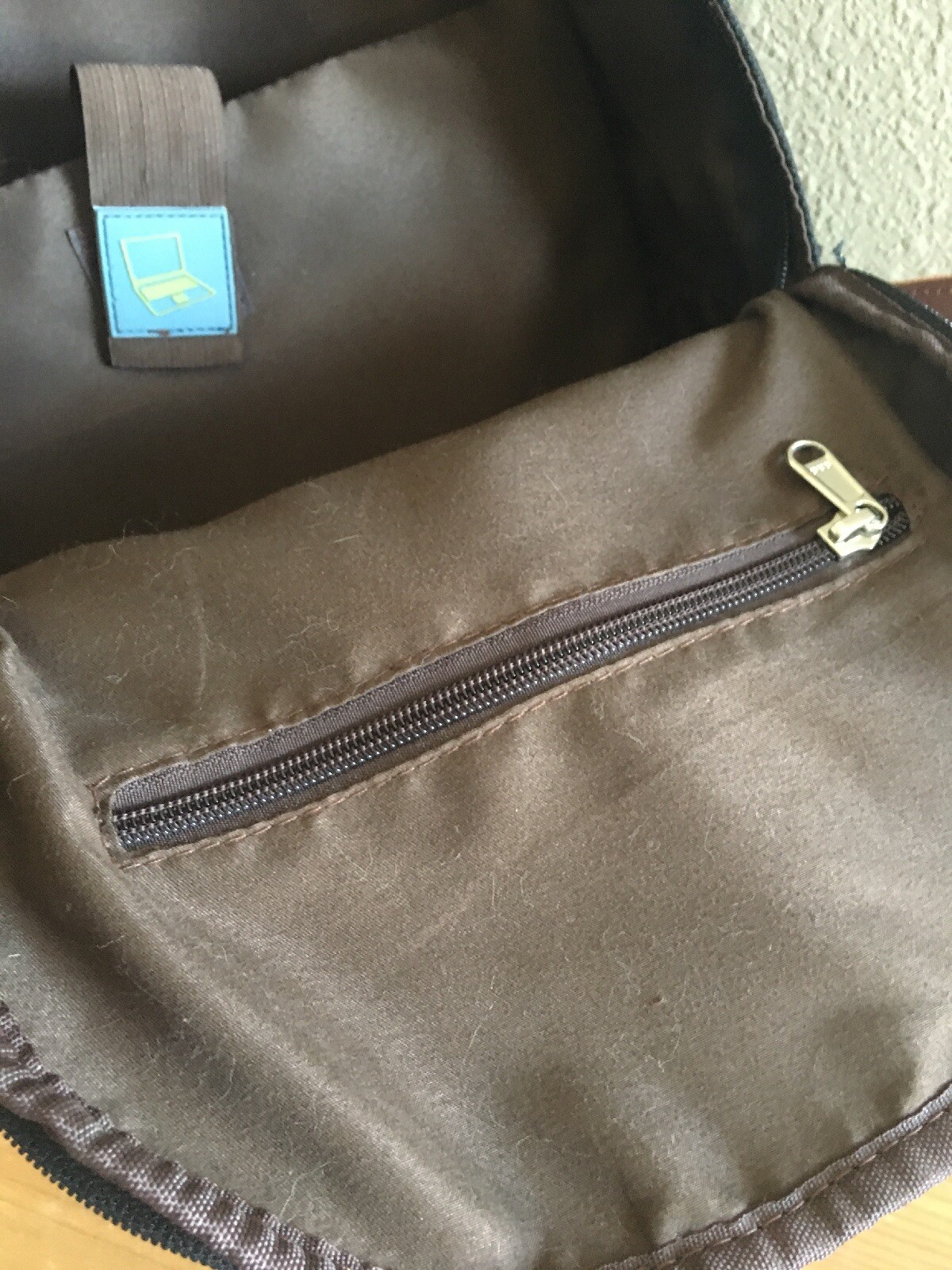 Kayond Canvas Backpack Padded For Computer 11"x12" Total Exterior 5"x15 ...