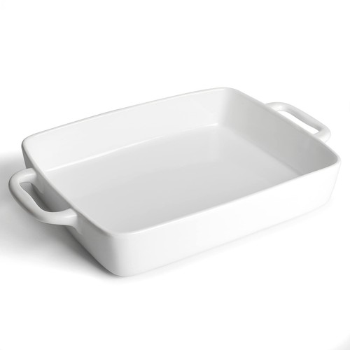Baking Pan Rectangular Oven Dish Baking Tray Heavy Duty Ceramic Pans ...