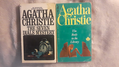 Lot of 2 Agatha Christie paperbacks Body in the Library, Seven Dials ...