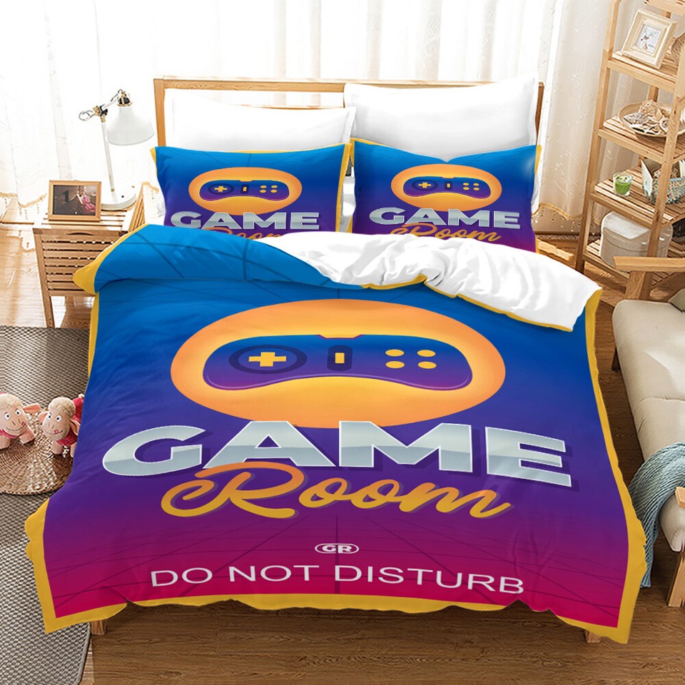 Gamer Girl Let's Play Games Game Room Gamepad Gamer Doona Duvet Quilt ...