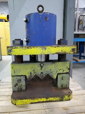 3" x 3" DOUBLE HYDRAULIC ANGLE IRON SHEAR, AS-IS | eBay