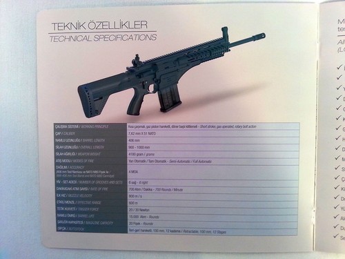 MKEK MPT-76 National Infantry Rifle / Turkish Armed Forces Rifle ...