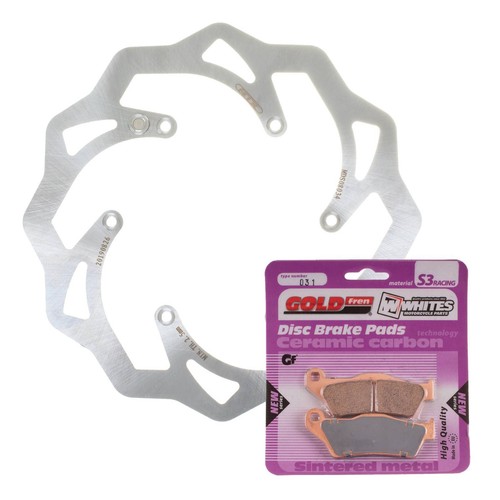 Brake Disc & Pad Front Kit Wave for Husqvarna TE300i 2018 | eBay
