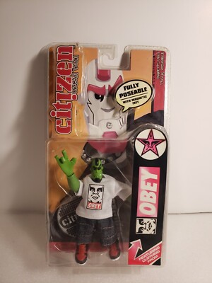 Citizen Urban Icon OBEY Clothing Thrash Figure Green 2004 NEW | eBay