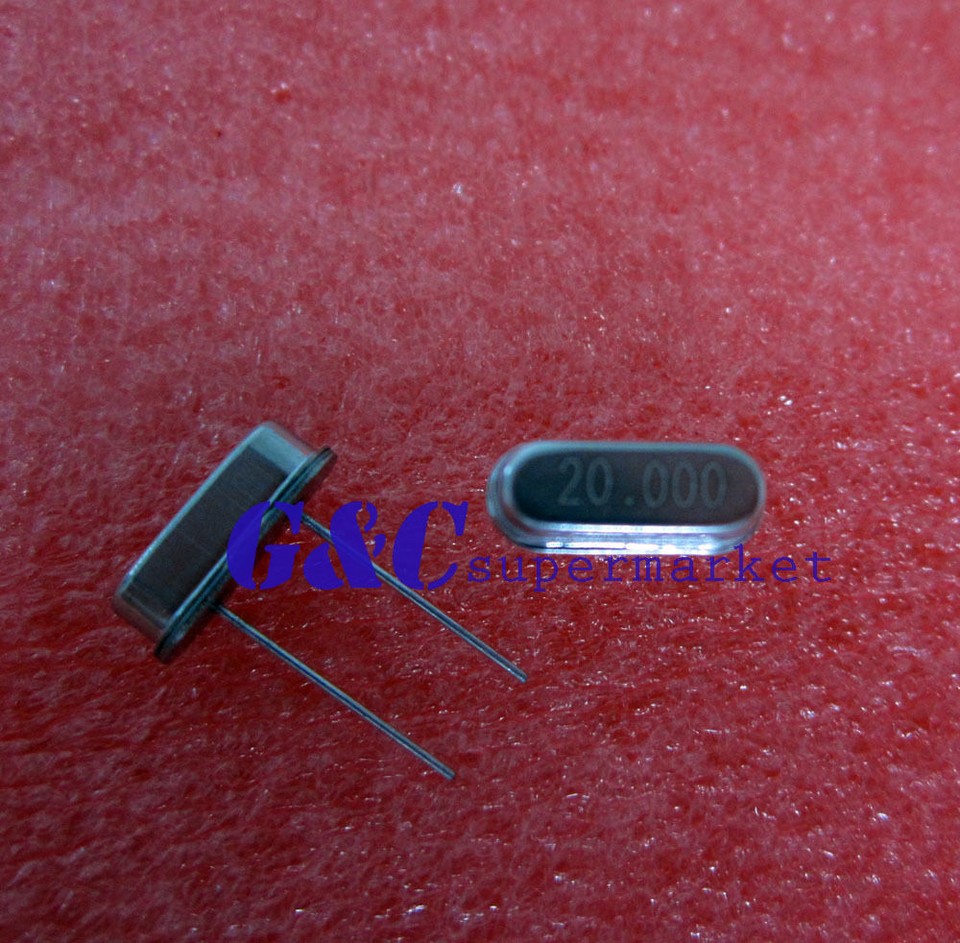 20PCS 20MHz / 20.000 MHZ Crystal Oscillator HC-49S NEW C2 GOOD | eBay