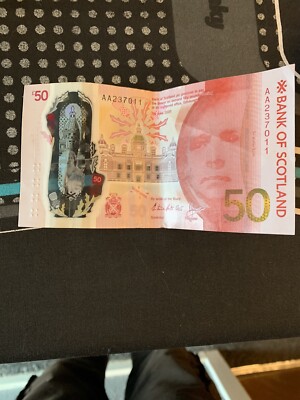 AA237011 New Bank Of Scotland 50 Pound Note, Falkirk Wheel | eBay UK