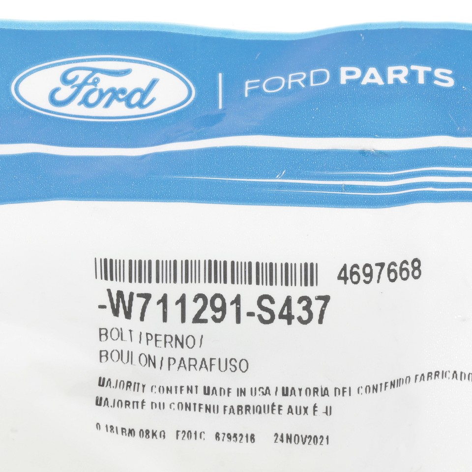 Genuine Ford Rear Tailgate Support Cable Bolt W711291S437 | OE | Silver ...
