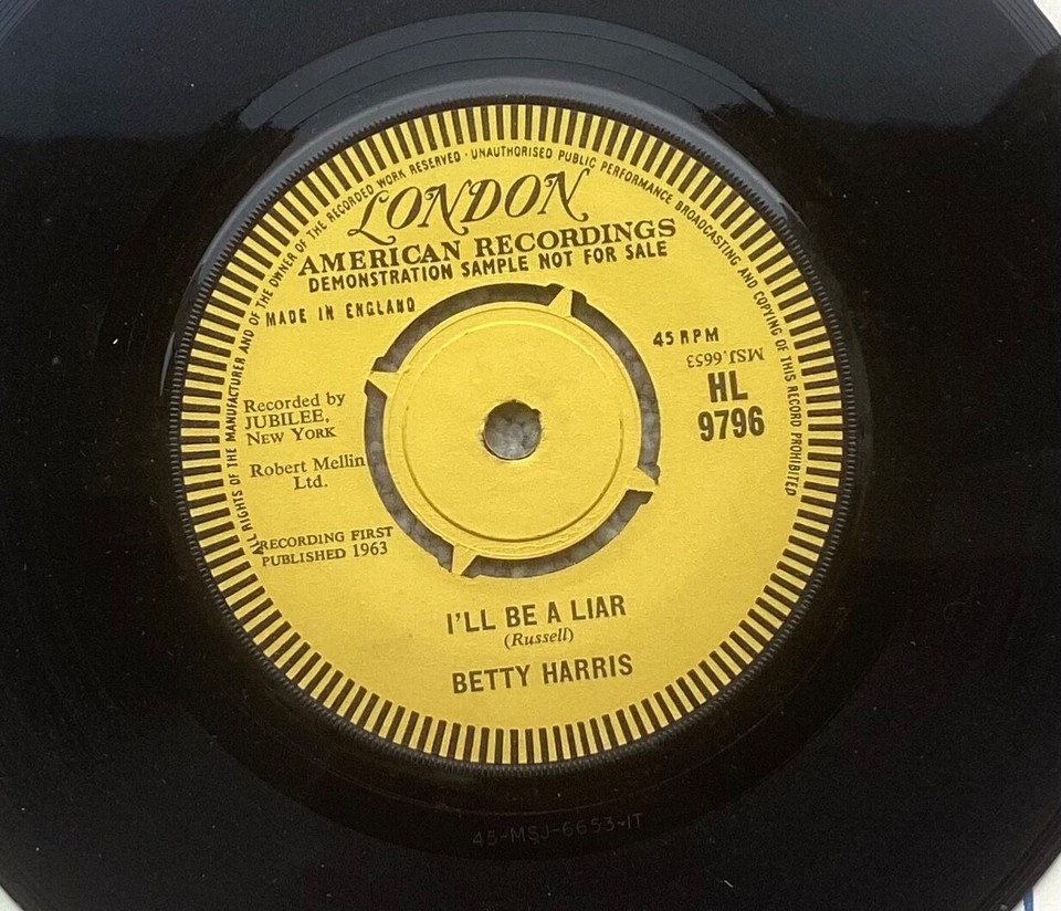 BETTY HARRIS - Cry To Me - Rare Demo Northern Soul | eBay UK