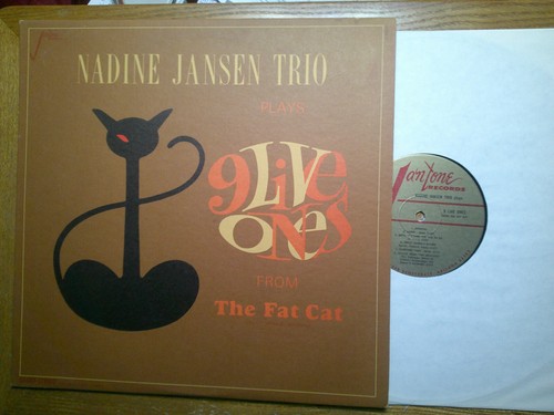 Jantone LP Record/Nadine Jansen Trio/Live Ones From Fat Cat/Ex+ Privé ...