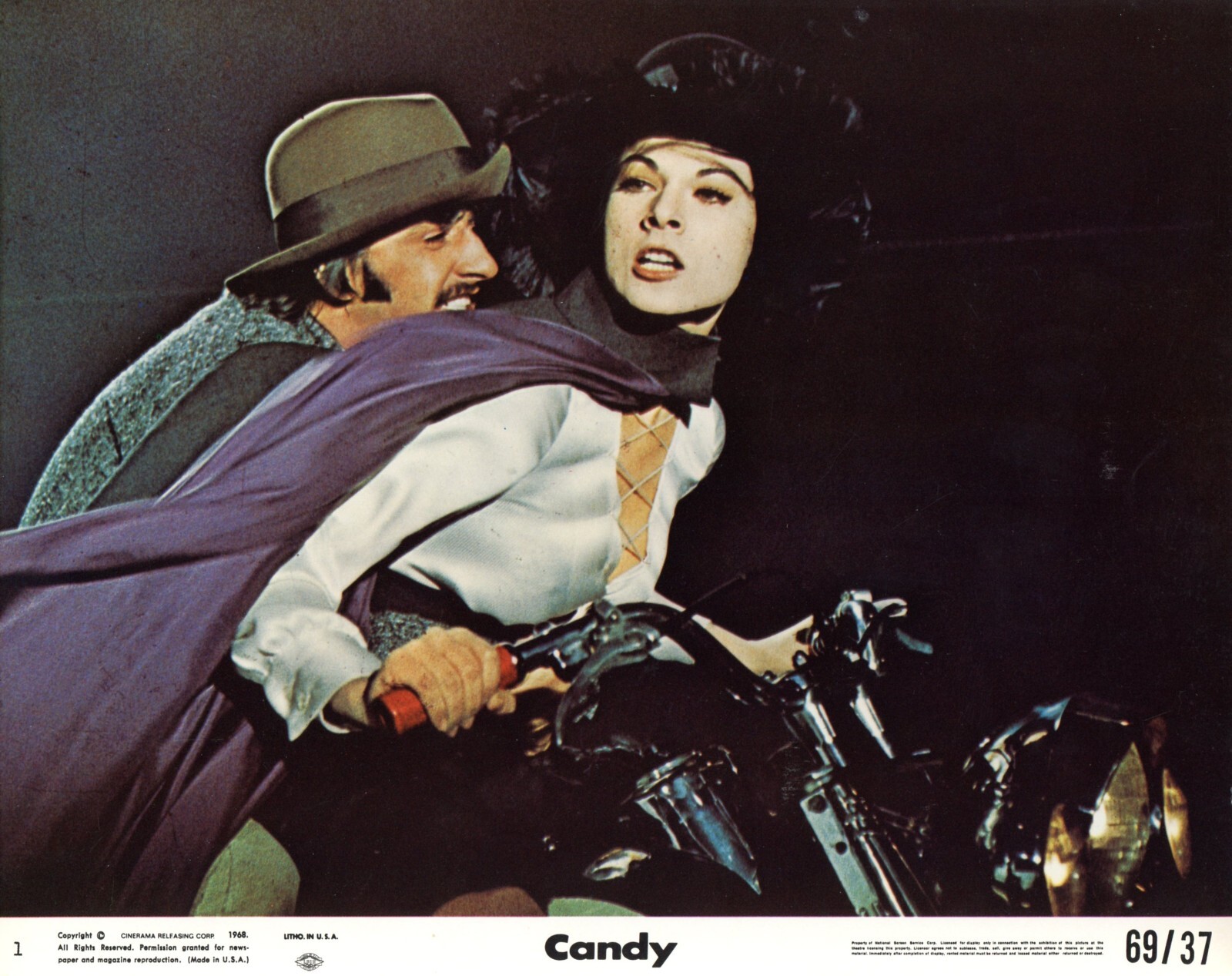 CANDY 1969 8x10 Color Lobby Cards (4) - Ewa Aulin, Ringo Starr , John ...