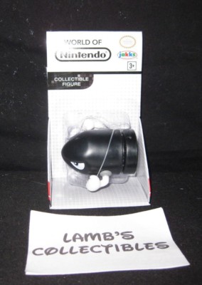 World of Nintendo Bullet Bill 2.5" collectible figure Jakks Pacific ...