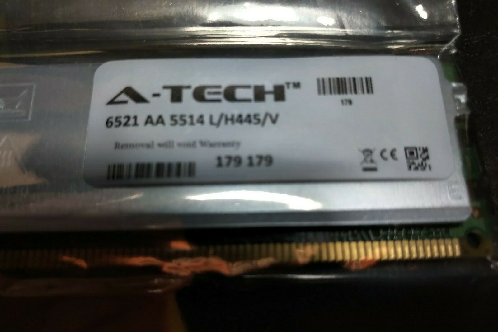 A-Tech 6521 AA 5514 L/h445/v 8gb Ddr3 Memory Stick RAM Module for sale ...