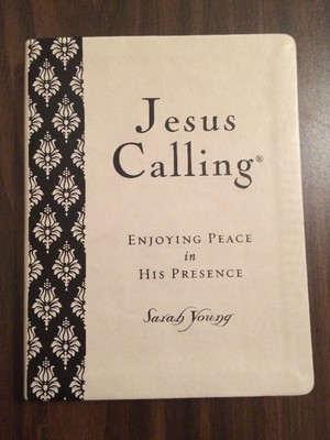 Jesus Calling Large Print Deluxe - $24.99 Retail - Cream Leathersoft ...