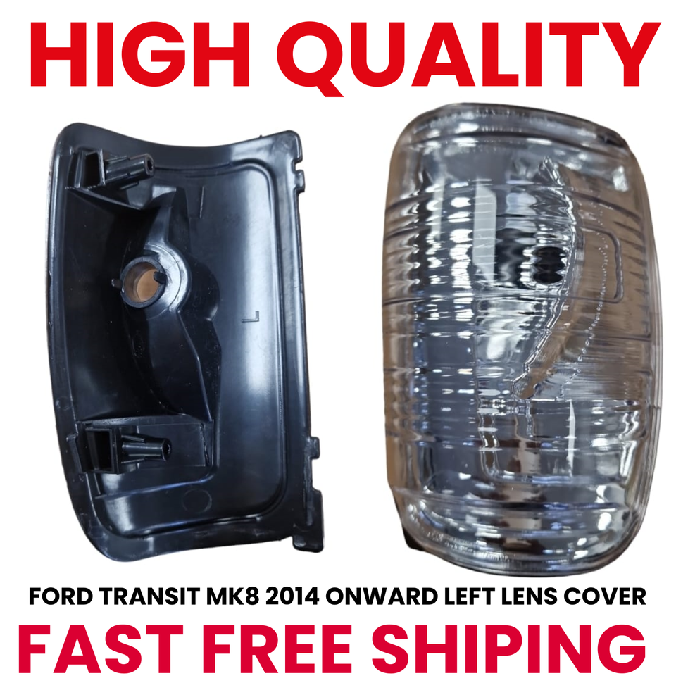 WING MIRROR INDICATOR LENS CLEAR LEFT SIDE PASSENGER FOR FORD TRANSIT ...