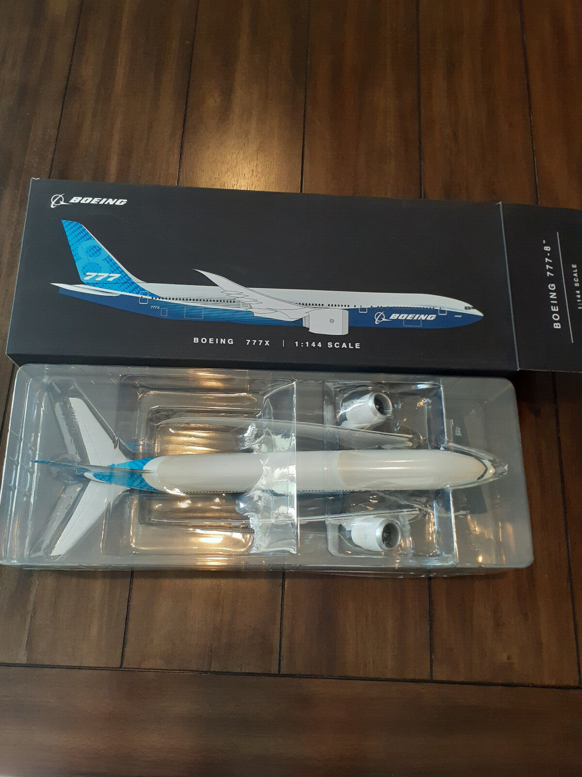 PacMin Boeing 777-8, 777X House Color Desk Display 1/144 Jet NEW IN THE ...